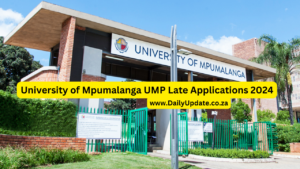 University of Mpumalanga UMP Late Applications 2024 - daily update