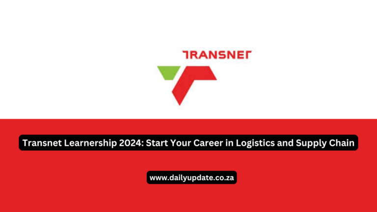 Transnet Learnership 2024: Start Your Career in Logistics and Supply ...
