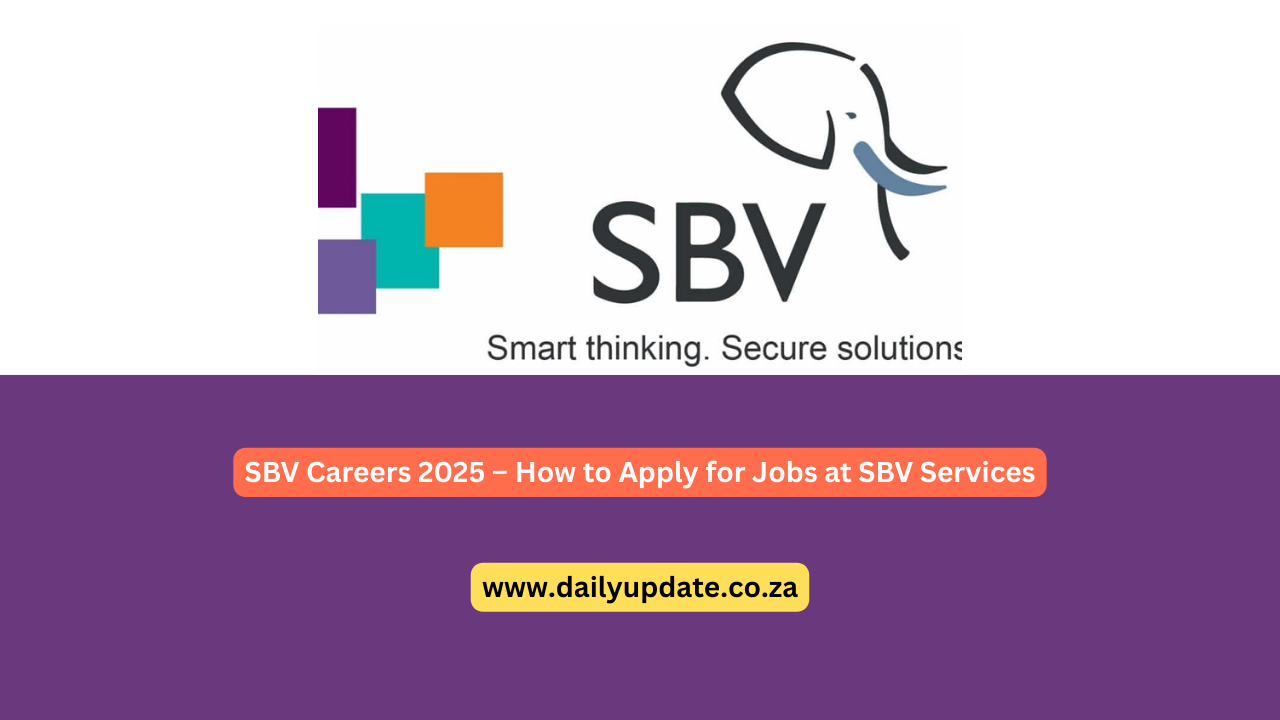 SBV Careers 2025 – How to Apply for Jobs at SBV Services - daily update