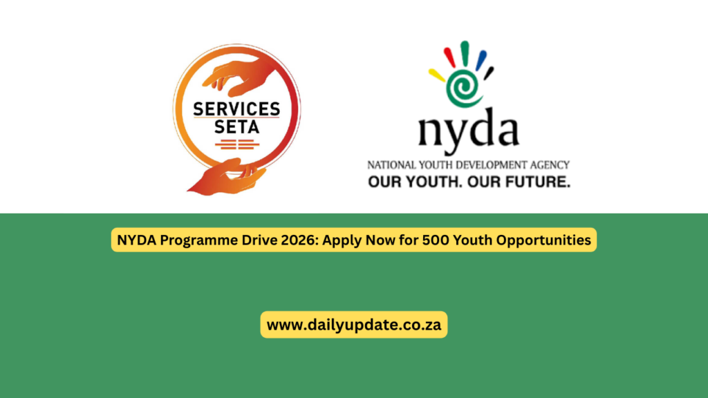 NYDA Programme Drive 2026: Apply Now for 500 Youth Opportunities ...