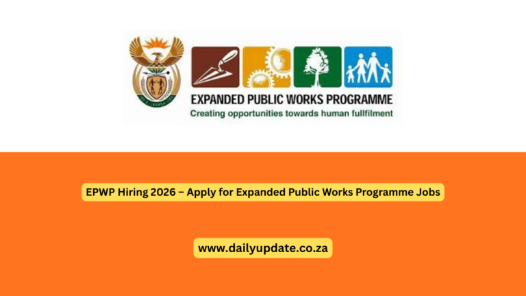 EPWP Hiring 2026 – Apply for Expanded Public Works Programme Jobs ...