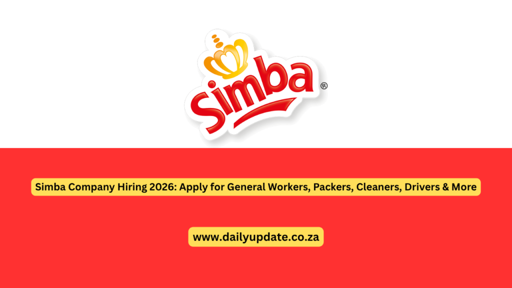 Simba Company Hiring 2026: Apply for General Workers, Packers, Cleaners ...