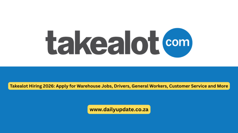 Takealot Hiring 2026: Apply for Warehouse Jobs, Drivers, General ...